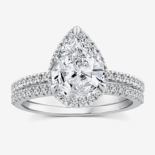 Click here for Signature By Modern Bride Womens 2 CT. T.W. Lab Gr... prices