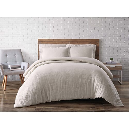 Click here for Brooklyn Loom Linen 3-pc. Duvet Cover Set  One Siz... prices
