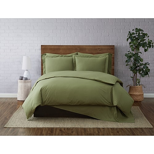 Click here for Cannon 200 Thread Count Solid Percale Duvet Set prices