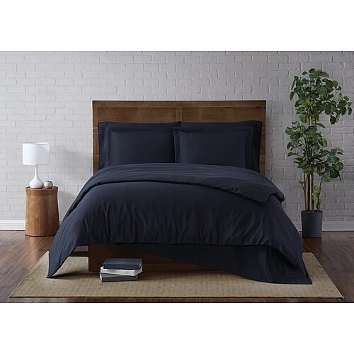 Click here for Truly Soft Everyday Duvet Cover Set  King - Black prices
