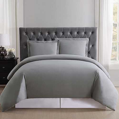Truly Soft Everyday Duvet Cover Set  King - Grey