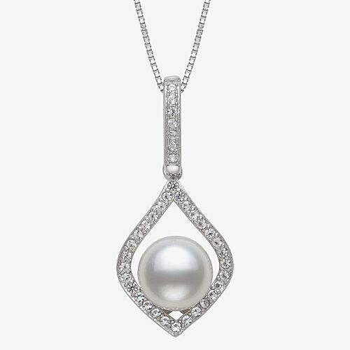 Click here for Womens White Cultured Freshwater Pearl Sterling Si... prices