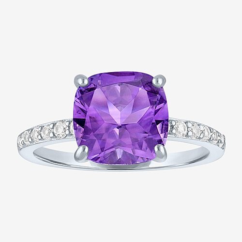 Click here for Womens Lab Created Gemstone Sterling Silver Side S... prices