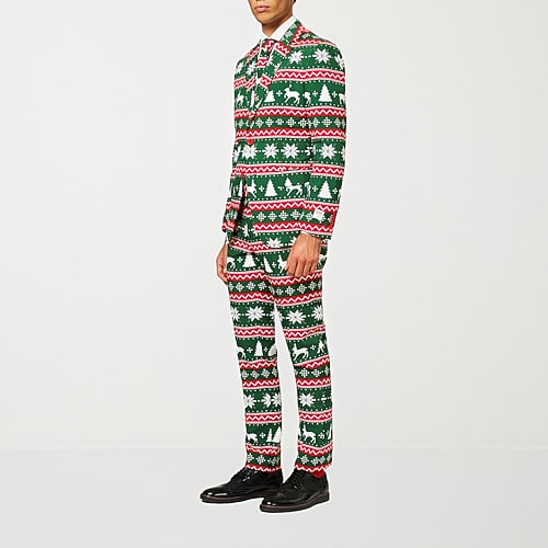 Click here for Opposuits Festive Fairisle Mens 3-pc. Suit Set  42... prices