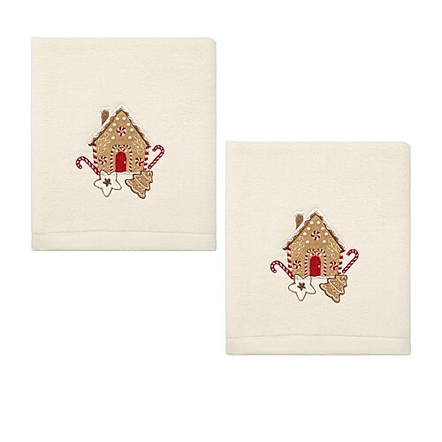 Click here for Avanti Gingerbread House 2-pc. Hand Towel  One Siz... prices