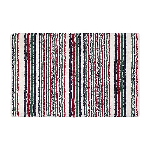 Click here for Izod Nordic Cotton Bath Rug  20 x 32 - Red prices