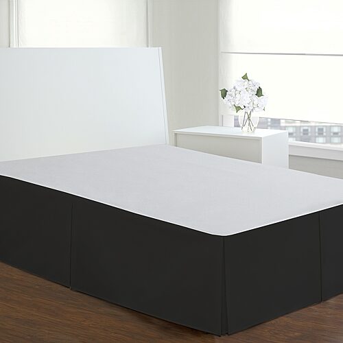 Fresh Ideas Tailored Bed Skirt - Black