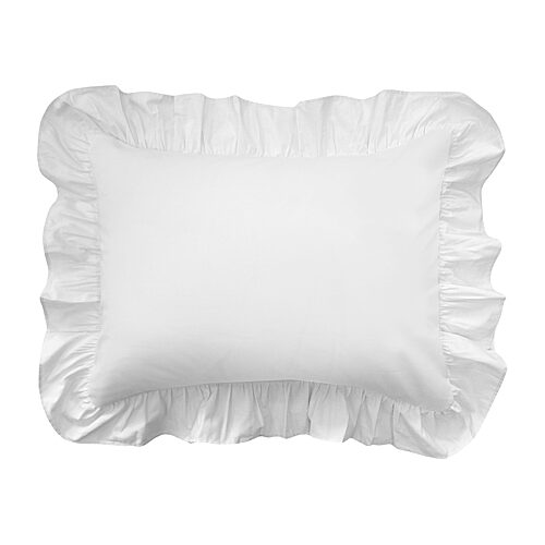 Levinsohn Textile Tailored Pillow Sham  One Size  White