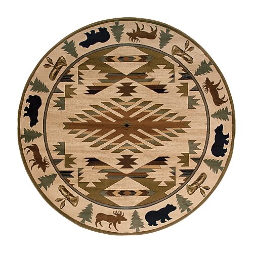 Click here for Covington Home Harlow Cabin Hearth 8X8 Indoor Roun... prices