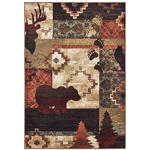 Click here for Covington Home Willow Patchwork Lodge 46X65 Indoor... prices