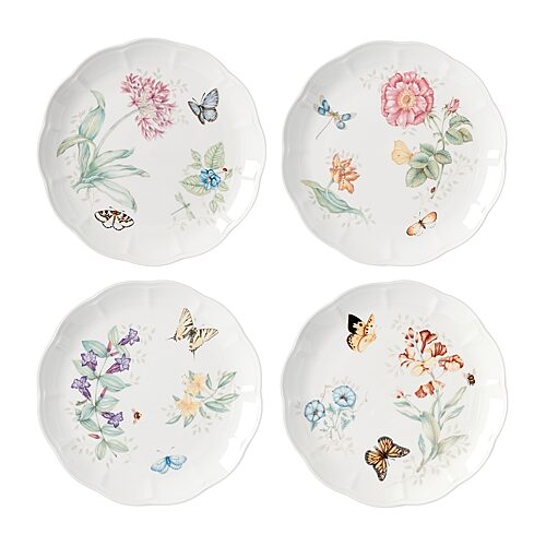 Click here for Lenox Butterfly Meadow Dinner Plates  Set of 4 - M... prices