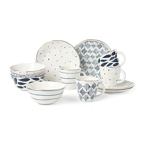 Click here for Lenox Blue Bay 12 Pc. Dessert Set  Service for 4 -... prices