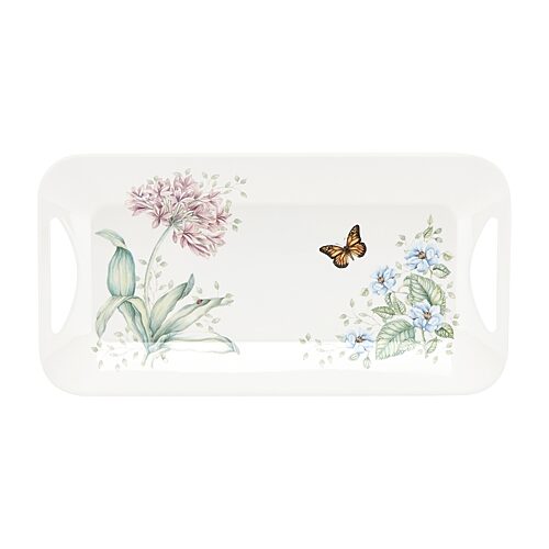 Click here for Lenox Butterfly Meadow Melamine Hors DOeuvre Tray... prices