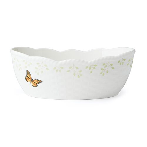 Click here for Lenox Butterfly Meadow Scalloped Oval Bread Basket... prices