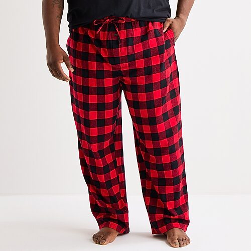 Click here for St. Johns Bay Mens Big and Tall Flannel Pajama Pan... prices