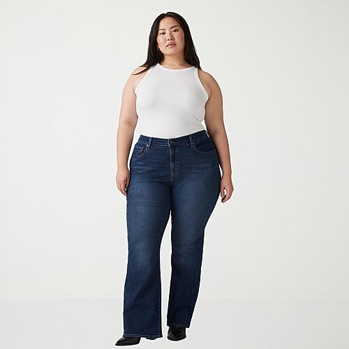 Click here for Levis Women’s Plus 725 High Rise Bootcut Jeans  16... prices