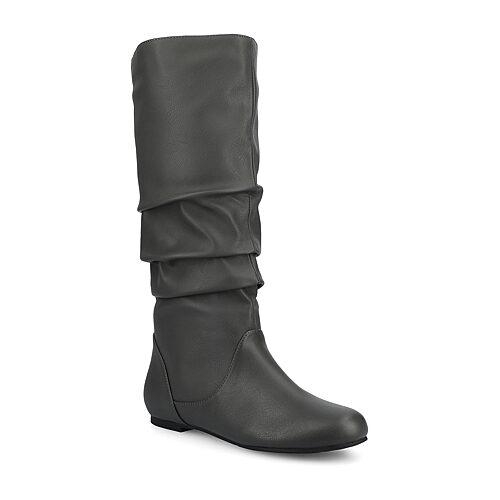 Click here for Journee Collection Womens Jayne-Wdwc Wide Calf Fla... prices