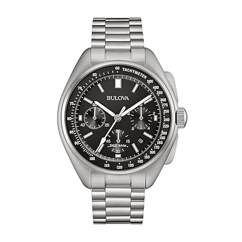 Click here for Bulova Lunar Pilot Mens Chronograph Silver Tone St... prices