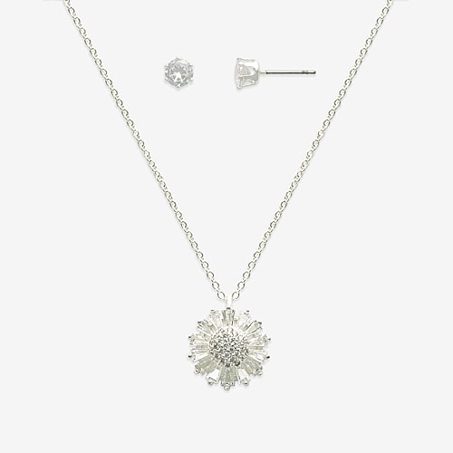 Click here for Mixit Womens Flower Hypoallergenic 2-pc. Jewelry S... prices
