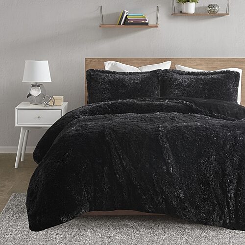 Click here for Intelligent Design Malea Shaggy Faux-Fur 3-Pc. Duv... prices