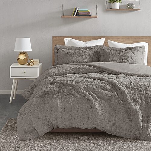 Click here for Intelligent Design Malea Shaggy Faux-Fur 3-Pc. Duv... prices