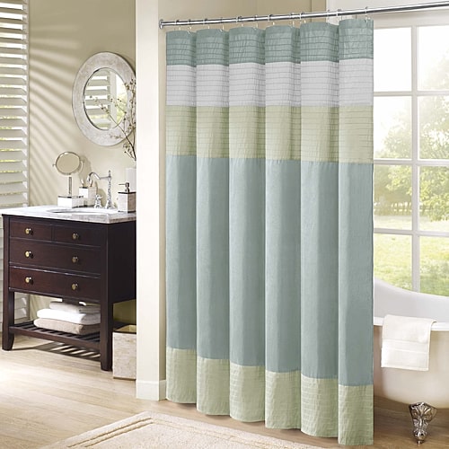 Click here for Madison Park Amherst Shower Curtain  72 x 72 - Gre... prices