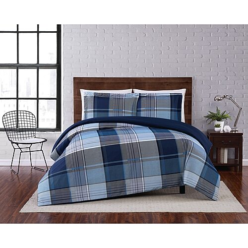 Click here for Truly Soft Trey Plaid 3-Pc. Duvet Cover Set  King... prices