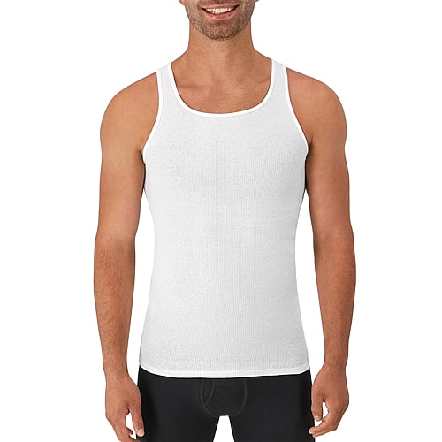 Click here for Hanes Comfortsoft Mens Sleeveless 4 Pack Tank  Sma... prices