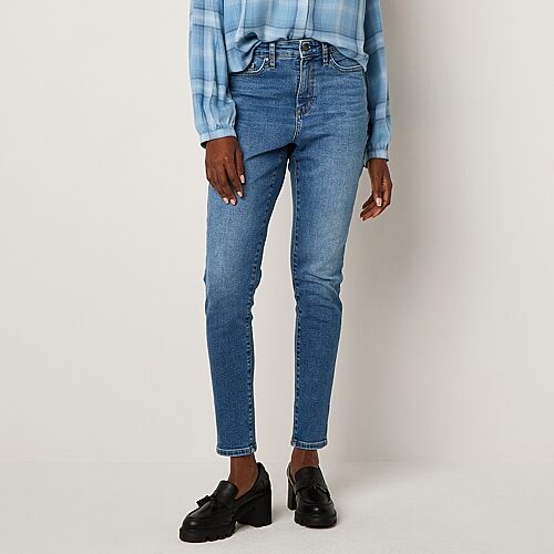 Click here for a.n.a Womens High Rise Curvy Skinny Fit Jean  18... prices