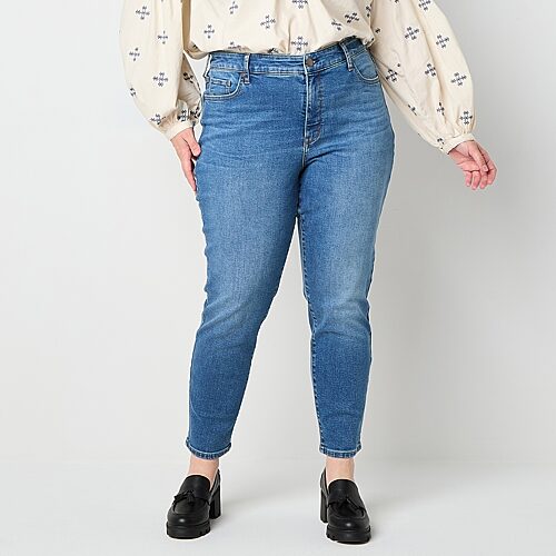 Click here for a.n.a Womens Plus High Rise Skinny Fit Jean  28w... prices
