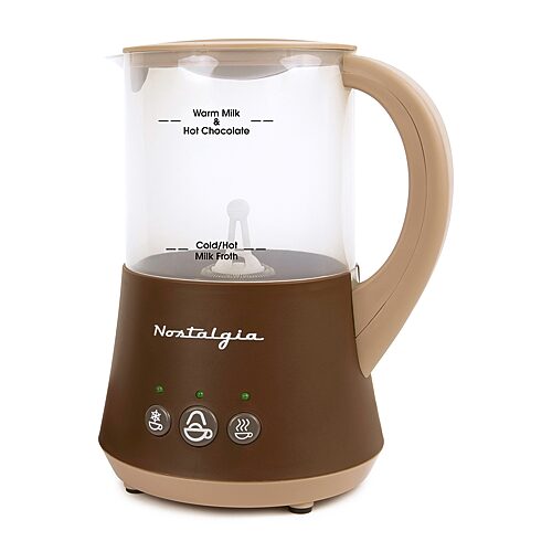 Click here for Nostalgia 8.14 Frother Hot Chocolate Maker - Brown prices