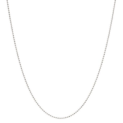 Click here for Silver Treasures Made in Italy 18-20 Bead Chain Ne... prices