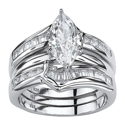 Click here for DiamonArt Womens 3 1/2 CT. T.W White Cubic Zirconi... prices