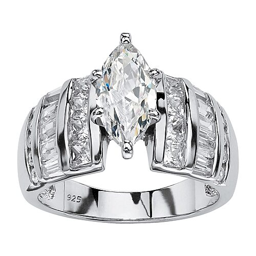 Click here for DiamonArt Womens 3 3/4 CT. T.W. White Cubic Zircon... prices
