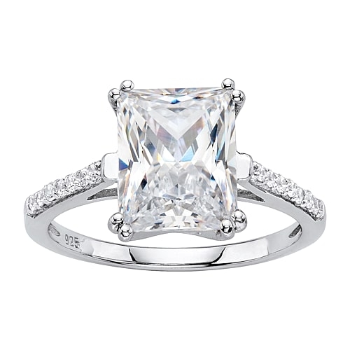 Click here for DiamonArt Womens 4 CT. T.W. White Cubic Zirconia P... prices