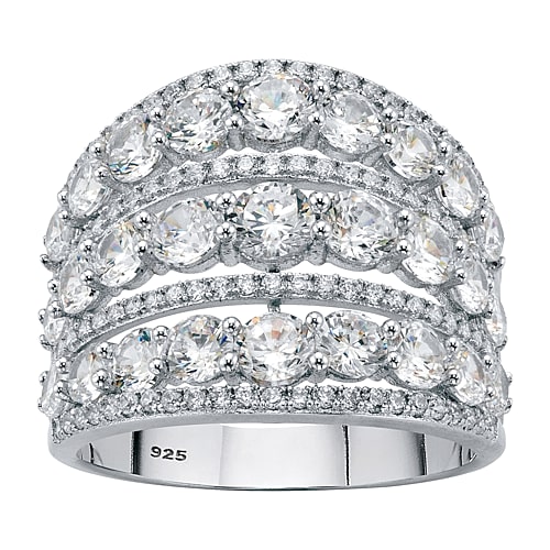 Click here for DiamonArt Womens 5 1/4 CT. T.W. White Cubic Zircon... prices
