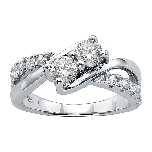 Click here for DiamonArt Womens 1 1/5 CT. T.W. White Cubic Zircon... prices