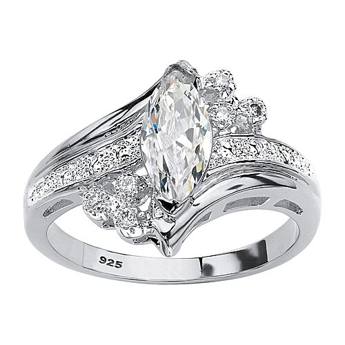 Click here for DiamonArt Womens 1 1/10 CT. T.W. White Cubic Zirco... prices