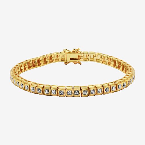 Click here for Sparkle Allure Diamond Accent 14K Gold Over Bronze... prices