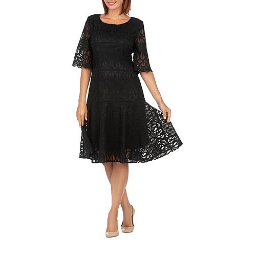 Click here for Giovanna Signature Womens Plus Midi Round Neck Sho... prices