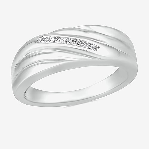 Click here for Mens 3.5MM 1/6 CT. T.W. Natural White Diamond 10K... prices