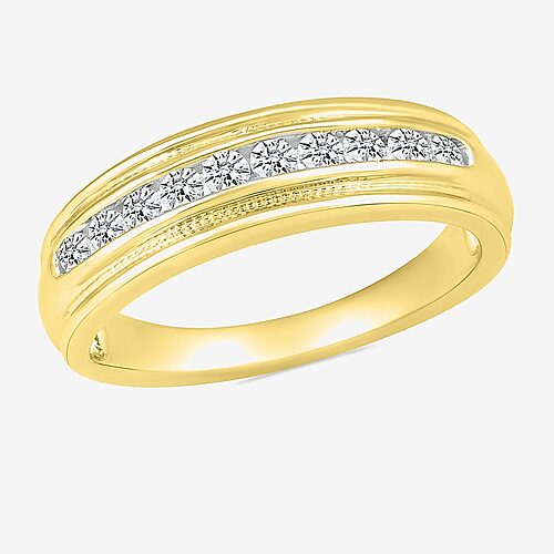 Click here for Mens 3.5MM 1/2 CT. T.W. Natural White Diamond 14K... prices