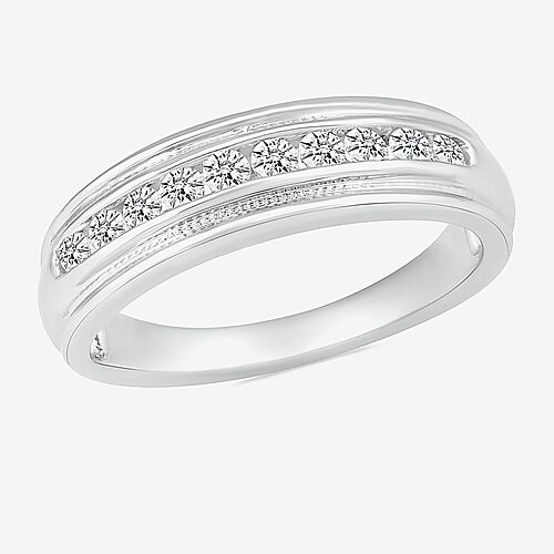 Click here for Mens 3.5MM 1/2 CT. T.W. Natural White Diamond 14K... prices