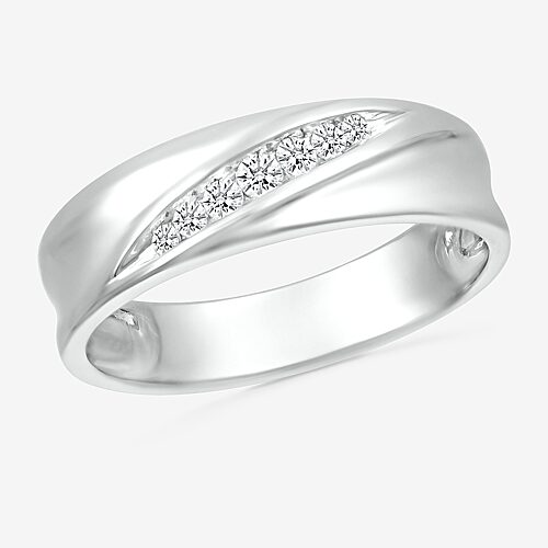 Click here for Mens 5MM 1/6 CT. T.W. Natural White Diamond 10K Go... prices