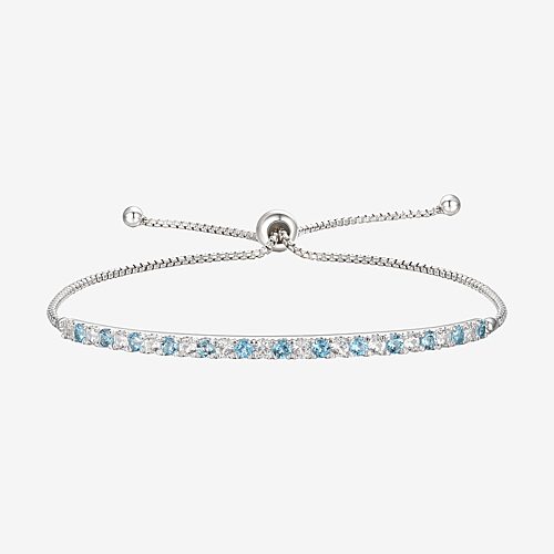 Click here for Gemstone Sterling Silver Bolo Bracelet  One Size... prices