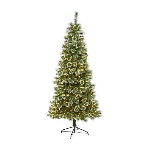 Click here for Nearly Natural 7 Foot Pre-Lit Pine Christmas Tree... prices