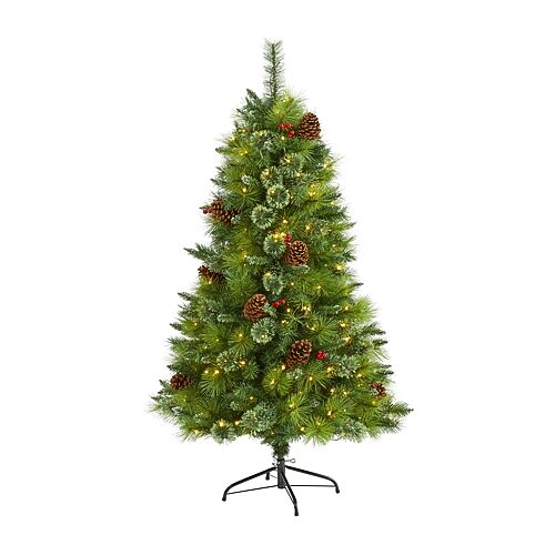 Click here for Nearly Natural 5 Foot Pre-Lit Pine Christmas Tree... prices