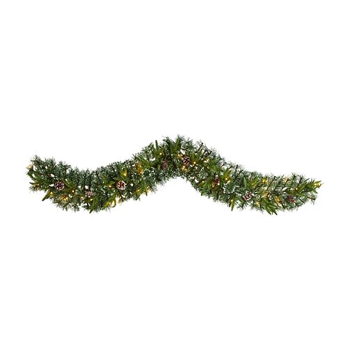 Click here for Nearly Natural Pre-Lit Indoor Garland  One Size  G... prices