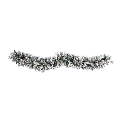 Click here for Nearly Natural Pre-Lit Indoor Garland  One Size  G... prices