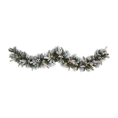 Click here for Nearly Natural Pre-Lit Indoor Garland  One Size  G... prices